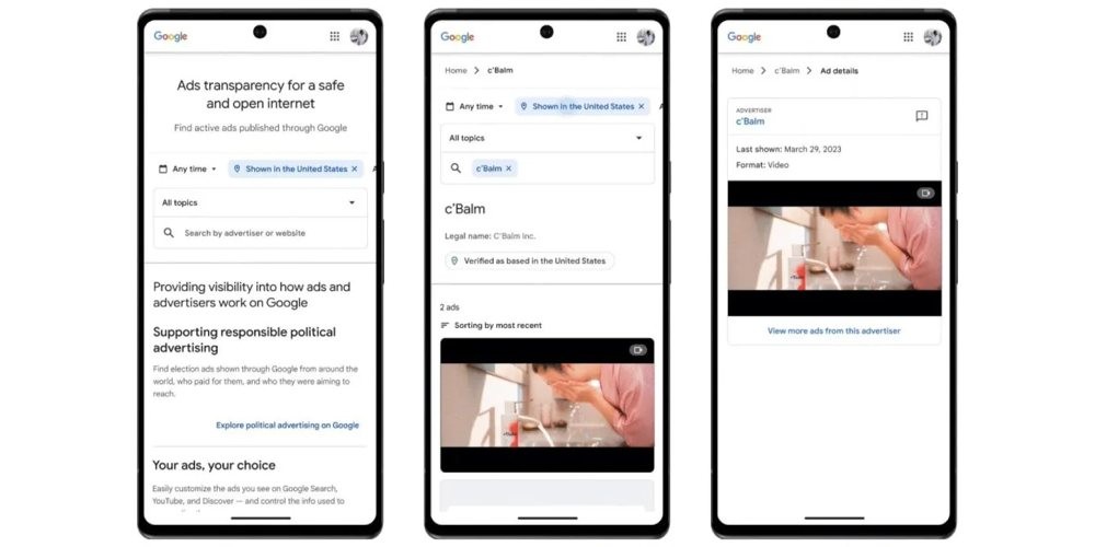 Google launches the new Ads Transparency Center