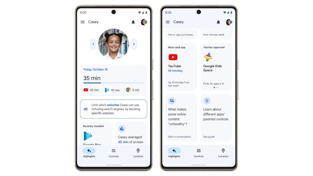 Google's redesigned Family Link parental control app is now available