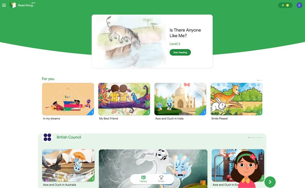 Google launches Read Along web version to help kids learn how to read