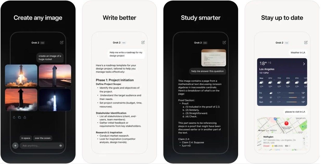 X's Grok AI is now a standalone app for iOS devices
