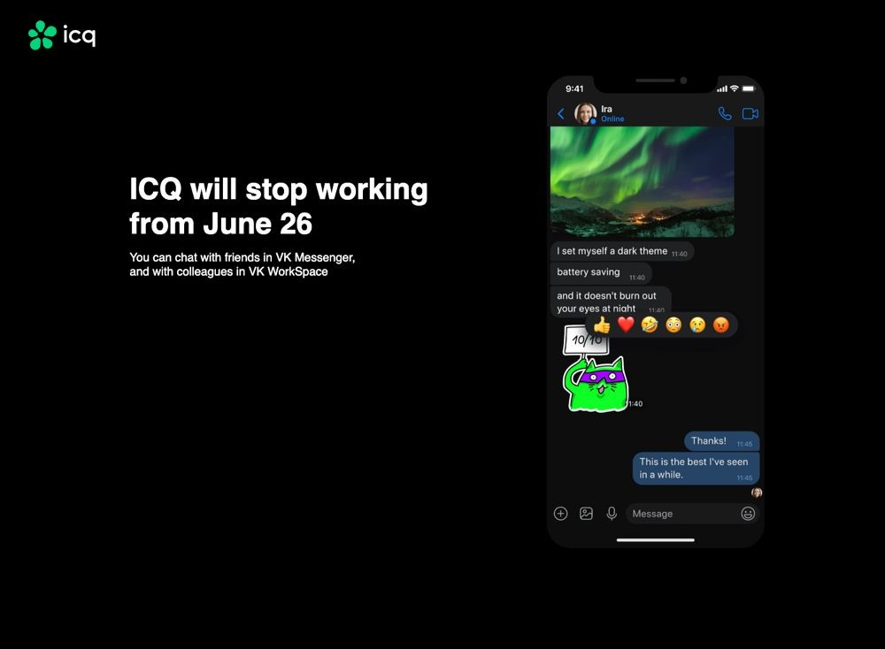ICQ instant messenger will shut down after 27 years!