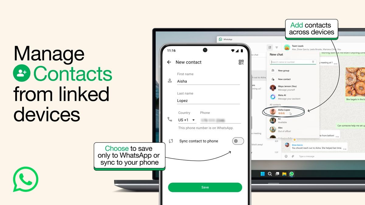 WhatsApp finally lets you save new contacts directly from the app